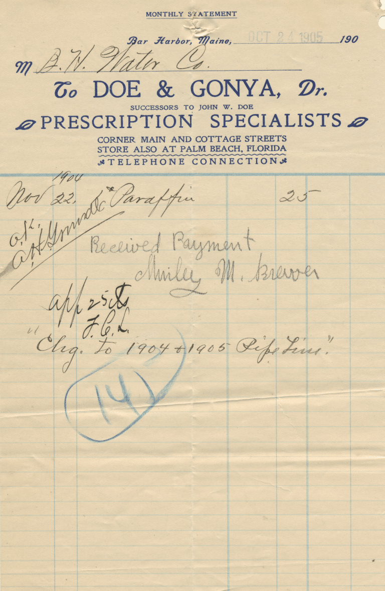 The Old World Allure of Pharmacies - Bar Harbor Historical Society